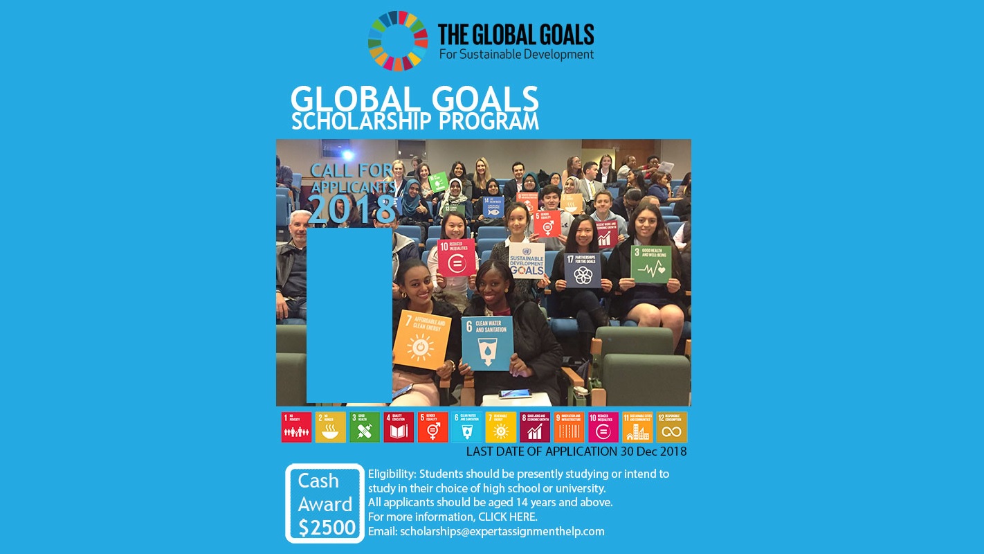 Global Goals Scholarship Program - Studycor